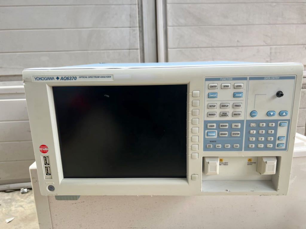 【やや傷や汚れあり】YOKOGAWA 光スペクトラムアナライザ AQ6370B 中古の落札情報詳細 - ヤフオク落札価格検索 オークフリー