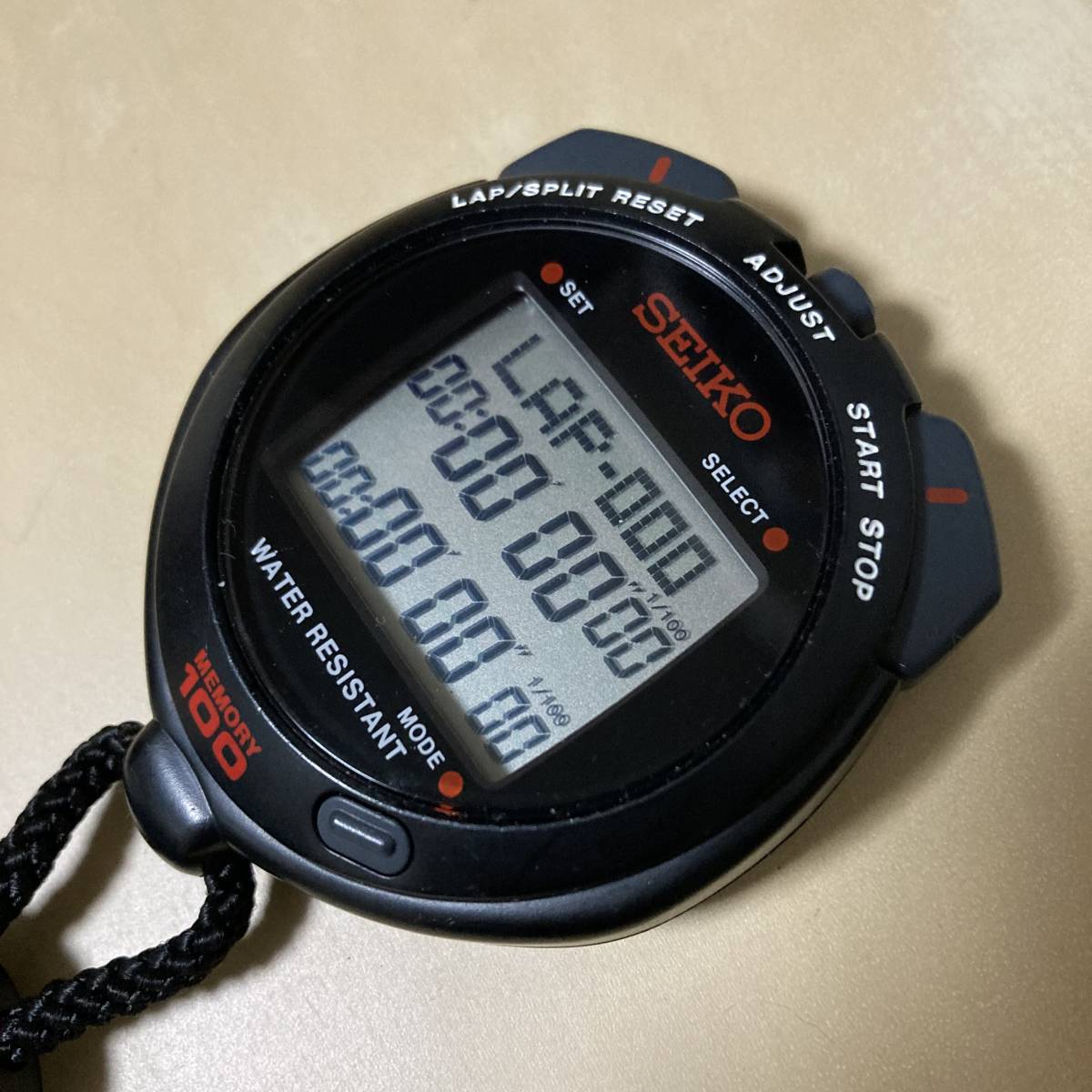 【目立った傷や汚れなし】♪SEIKO セイコー プロスペック ストップウォッチ S051-4000 MEMORY 100 電池交換済の落札情報 ...