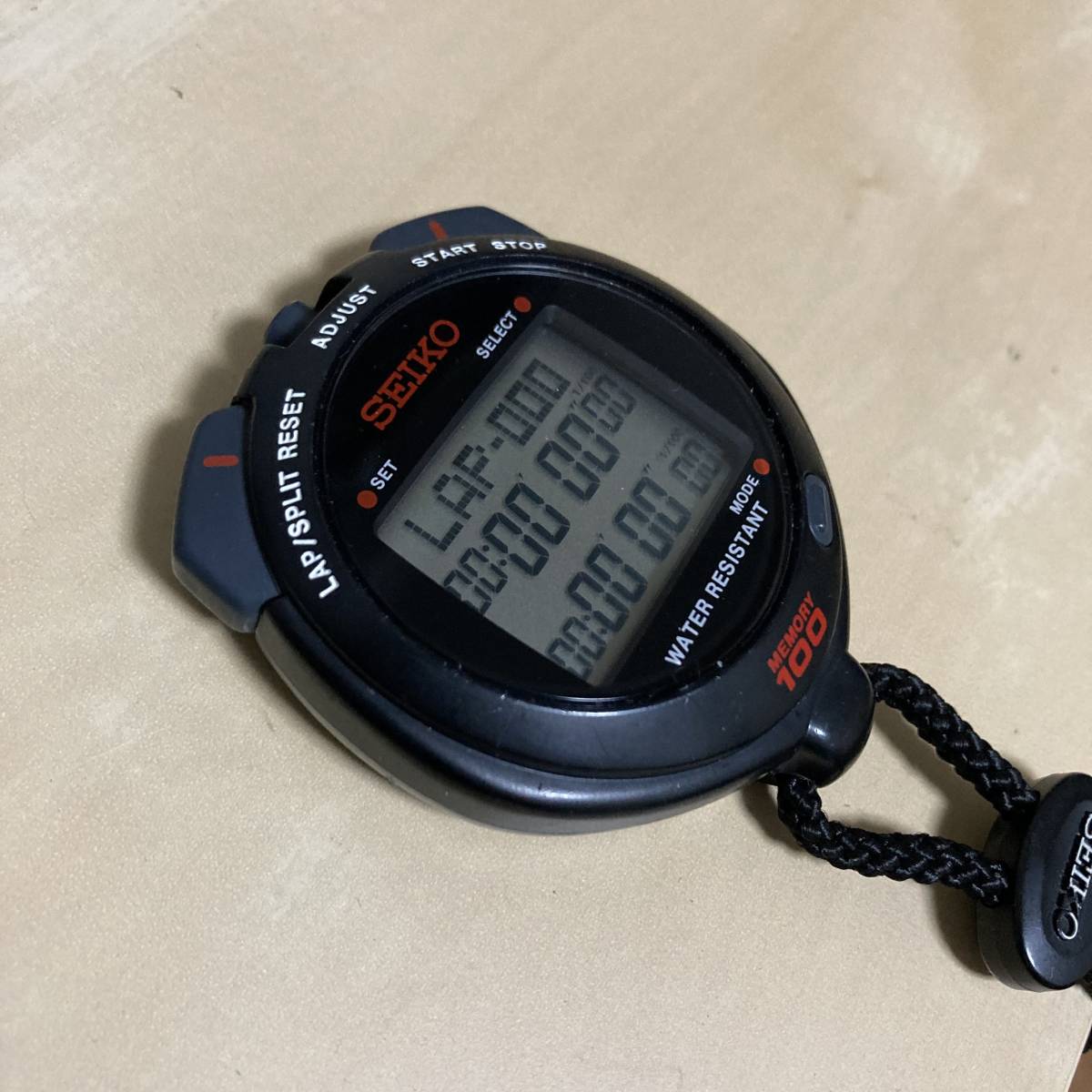【目立った傷や汚れなし】♪SEIKO セイコー プロスペック ストップウォッチ S051-4000 MEMORY 100 電池交換済の落札情報 ...