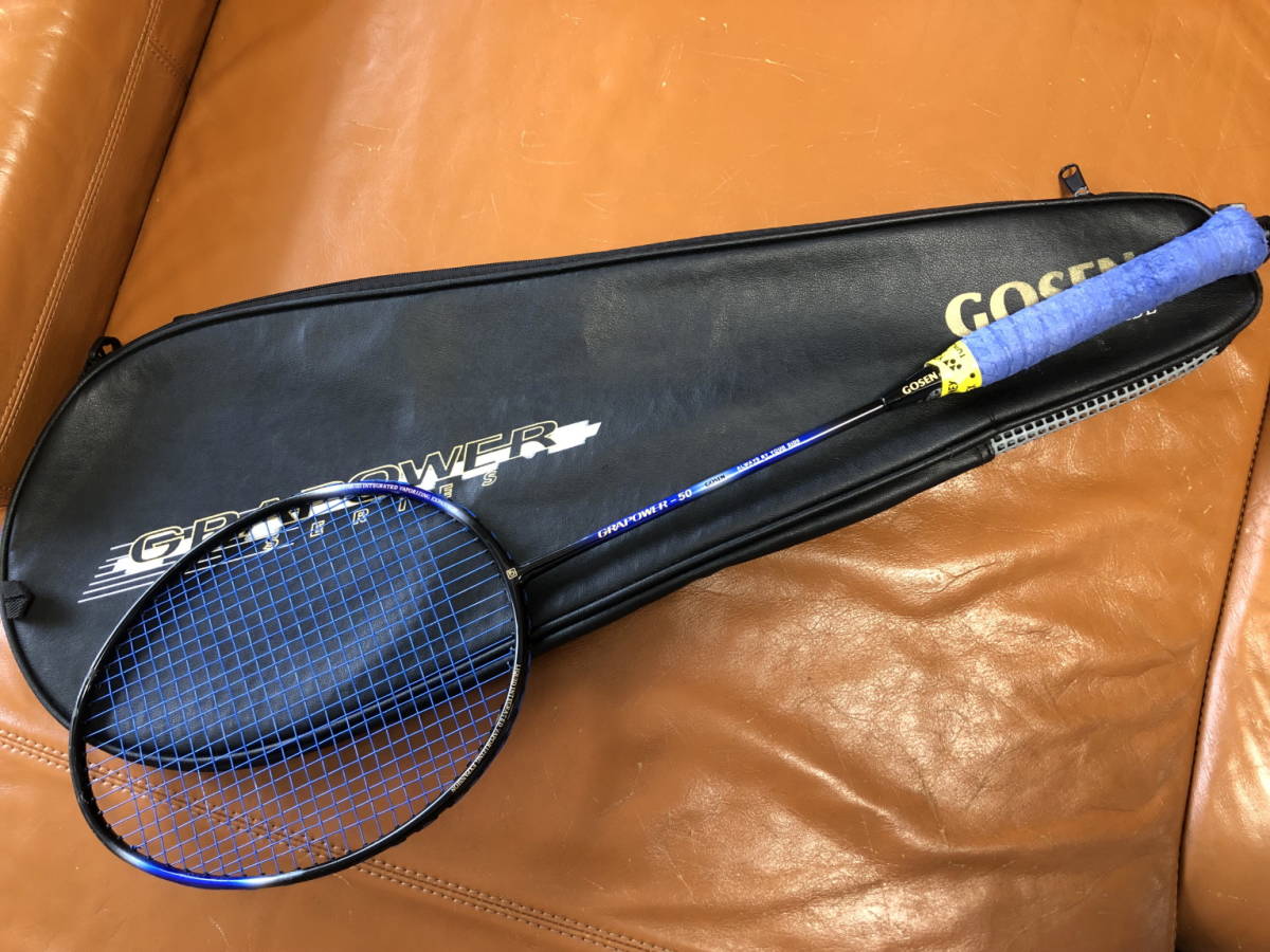 【やや傷や汚れあり】GOSEN ゴーセン GRAPOWER-50 バドミントンラケット 3U5 中古良品の落札情報詳細 - ヤフオク落札価格 ...