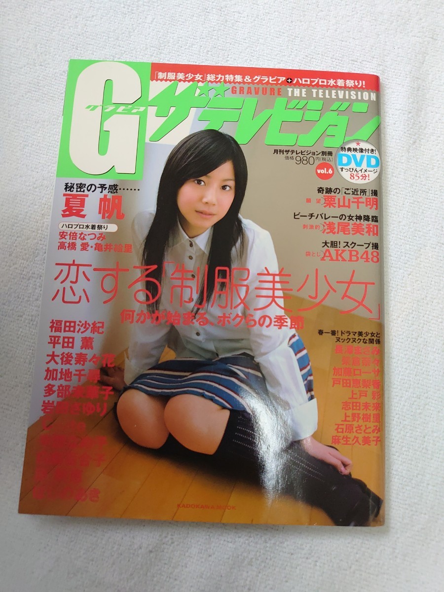 【傷や汚れあり】【古本】 Gザテレビジョン 別冊 Vol 6 夏帆 栗山千明 福田沙紀 浅尾美和 大政絢 原幹恵 ほしのあきの落札情報詳細