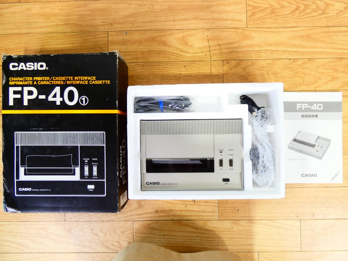 【傷や汚れあり】CASIO カシオ FP-40 ポケットコンピュータ用パーソナルプリンター ※現状渡し/通電OK！ @80の落札情報詳細 ...