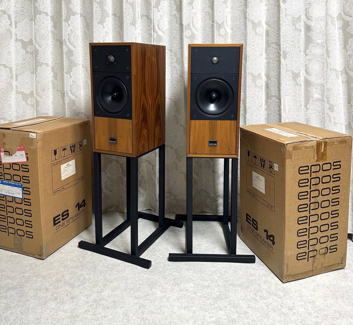 【やや傷や汚れあり】epos ES14スピーカーペア /スタンド スピーカーの元箱付の落札情報詳細 - Yahoo!オークション落札価格検索 オークフリー