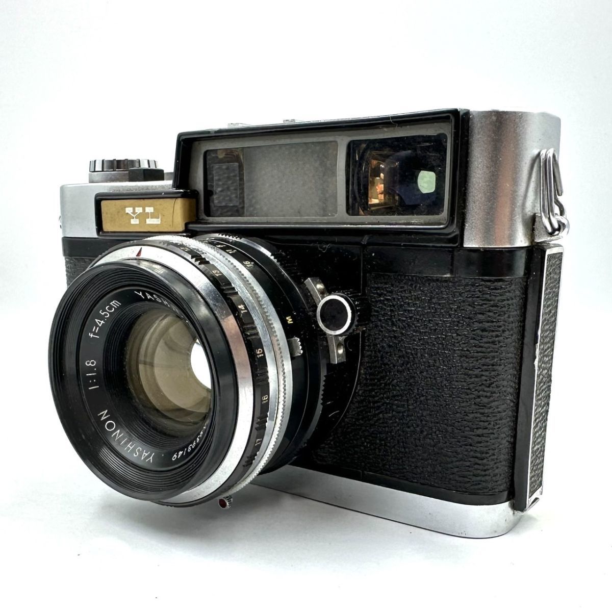 【傷や汚れあり】M182-000-000 YASHICA ヤシカ 35 YL 1:1.8 f=4.5cm YASHINON ヤシノン レンジ ...