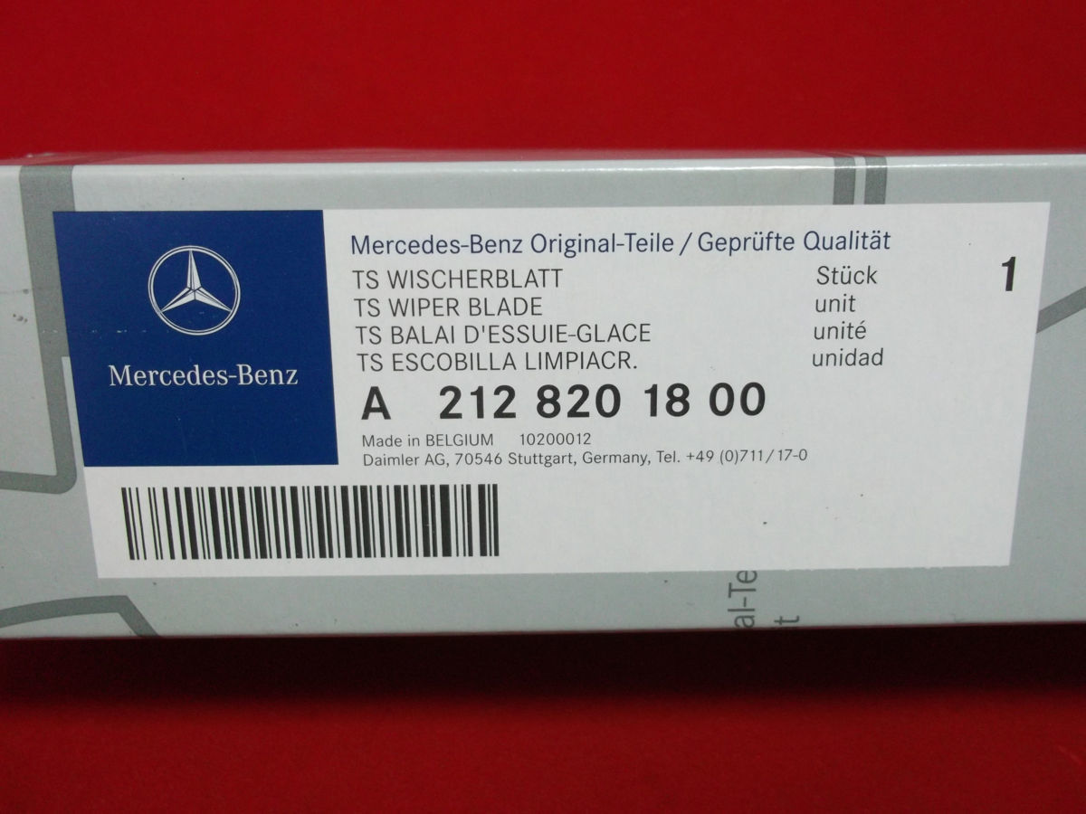 【未使用】新品★メルセデスベンツ純正ワイパー（W204/S204/C207/A207/W212/S212)★A2128201800（旧品番 ...