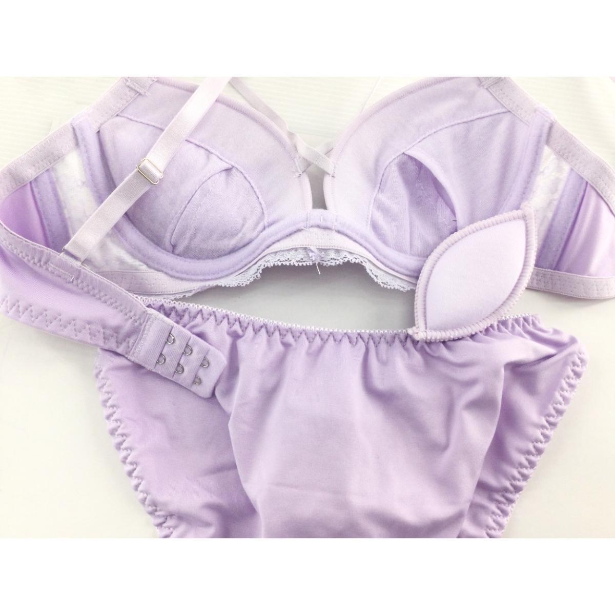 【未使用】ブラジャーショーツセット ラインフラワーxストリングデザイン A65/M ラベンダーの落札情報詳細 - Yahoo!オークション落札価格検索 オークフリー