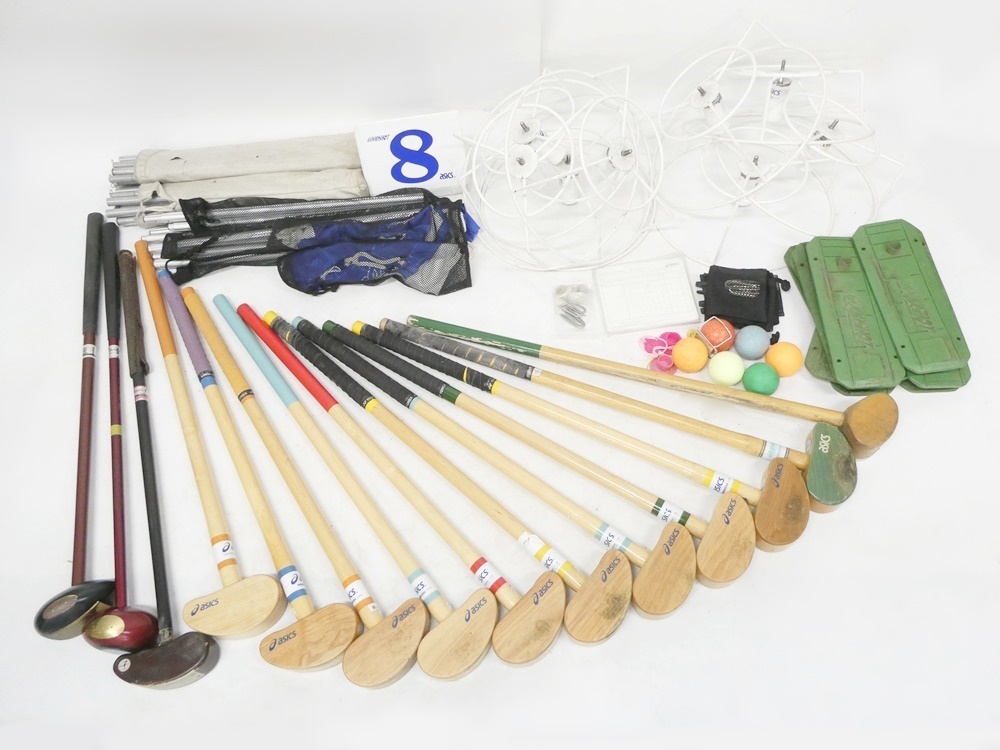 ASICS アシックス グランドゴルフ クラブ BACK CAVITY MODEL HS-2 -PGG028- 中古品 ケース ボール付きの ...