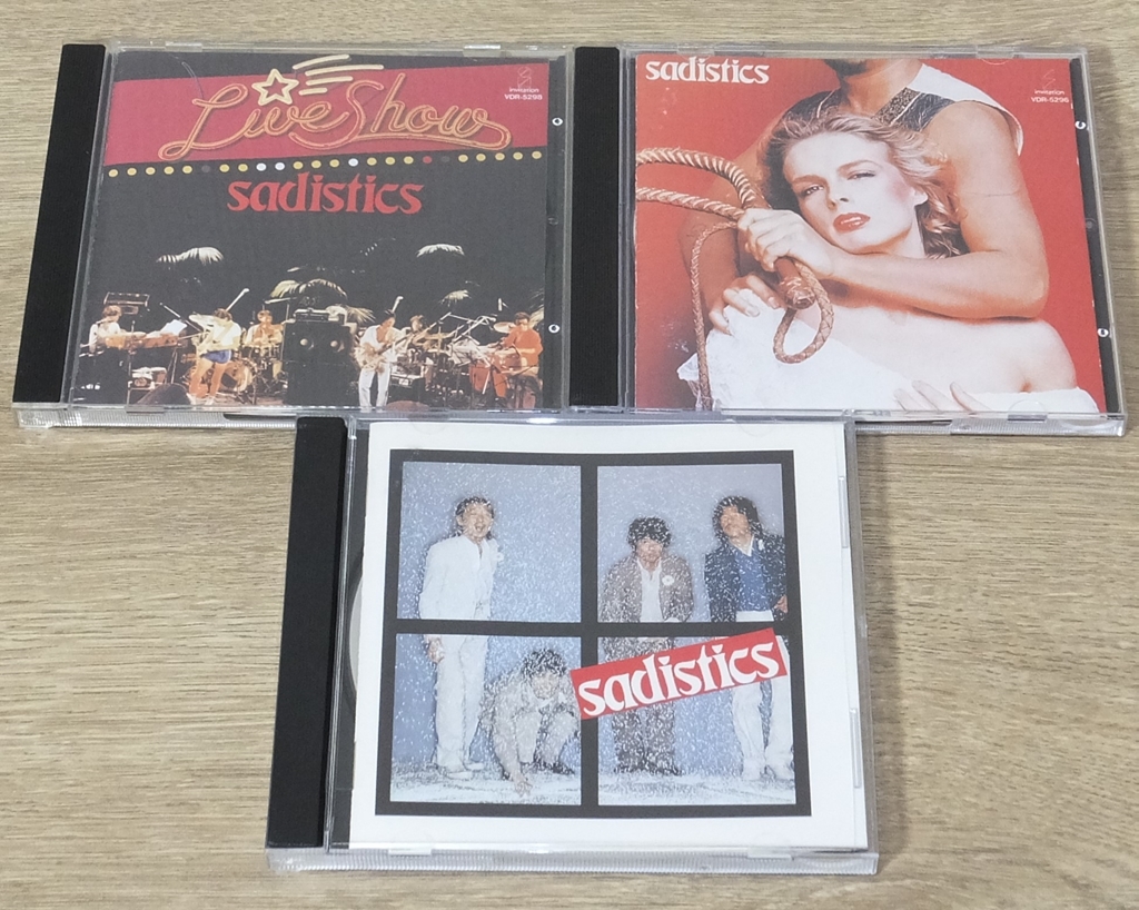 【傷や汚れあり】sadistics サディスティックス CD 3点セット sadistics/WE ARE JUST TAKING OFF ...