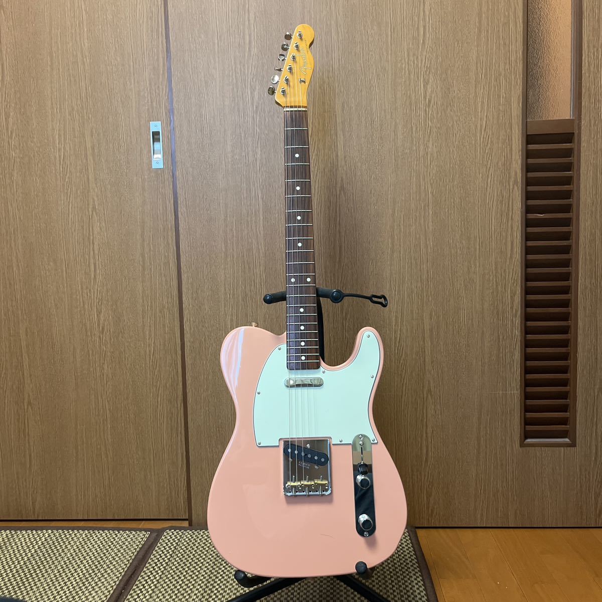 【目立った傷や汚れなし】【ネック交換済】fender made in japan hybrid 60s telecaster flamingo ...