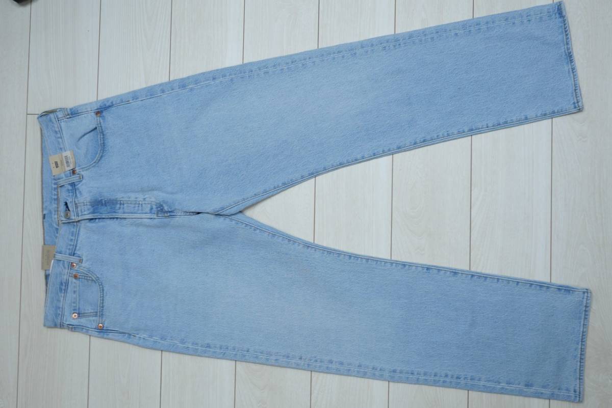 【未使用】新品リーバイス79830-0238 W34 501 '93 オリジナルフィット インディゴ・ライトユーズド ボタンフライ ストレッチ ...