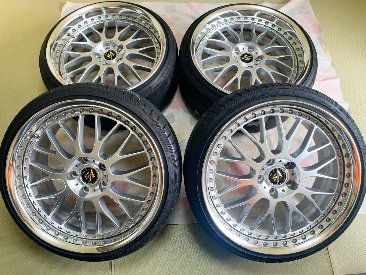 【目立った傷や汚れなし】美品WORK VS-XX 19インチ 9J 10J アルファード クラウン セルシオ フェアレディZ シーマ マークX ...