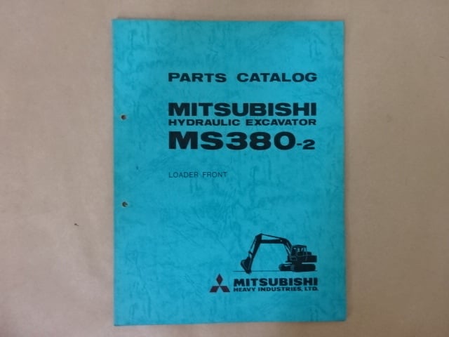 【傷や汚れあり】三菱 パワーショベル MS380-2 ローダフロント用 パーツカタログの落札情報詳細 - ヤフオク落札価格検索 オークフリー