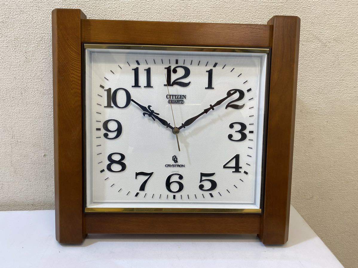 【やや傷や汚れあり】36538【自宅保管品】シチズン CITIZEN 掛時計 クォーツ 高精度水晶電子時計の落札情報詳細 - Yahoo ...