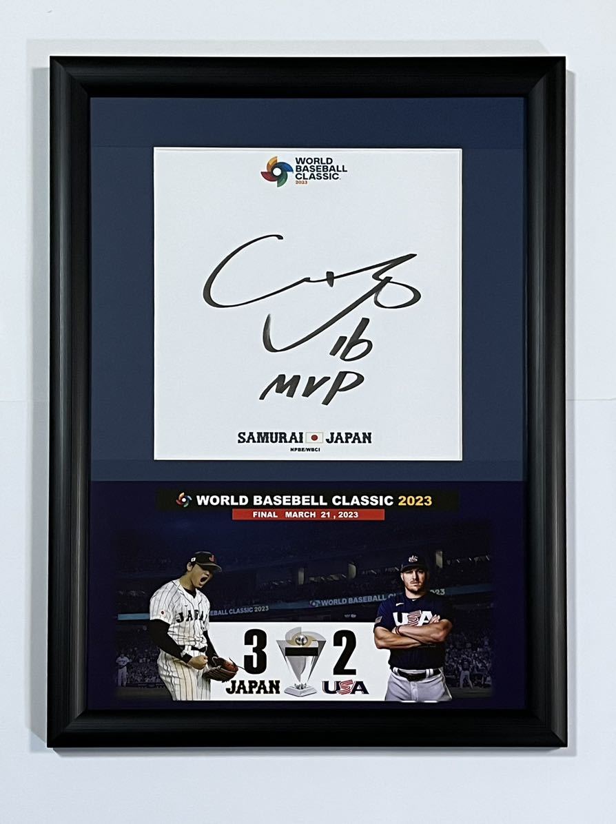 【未使用】マイクトラウトVS.大谷翔平 大谷翔平選手直筆サイン 2023 WBC MVP (検索)侍ジャパン エンゼルスの落札情報詳細 - ヤフオク落札価格検索 オークフリー