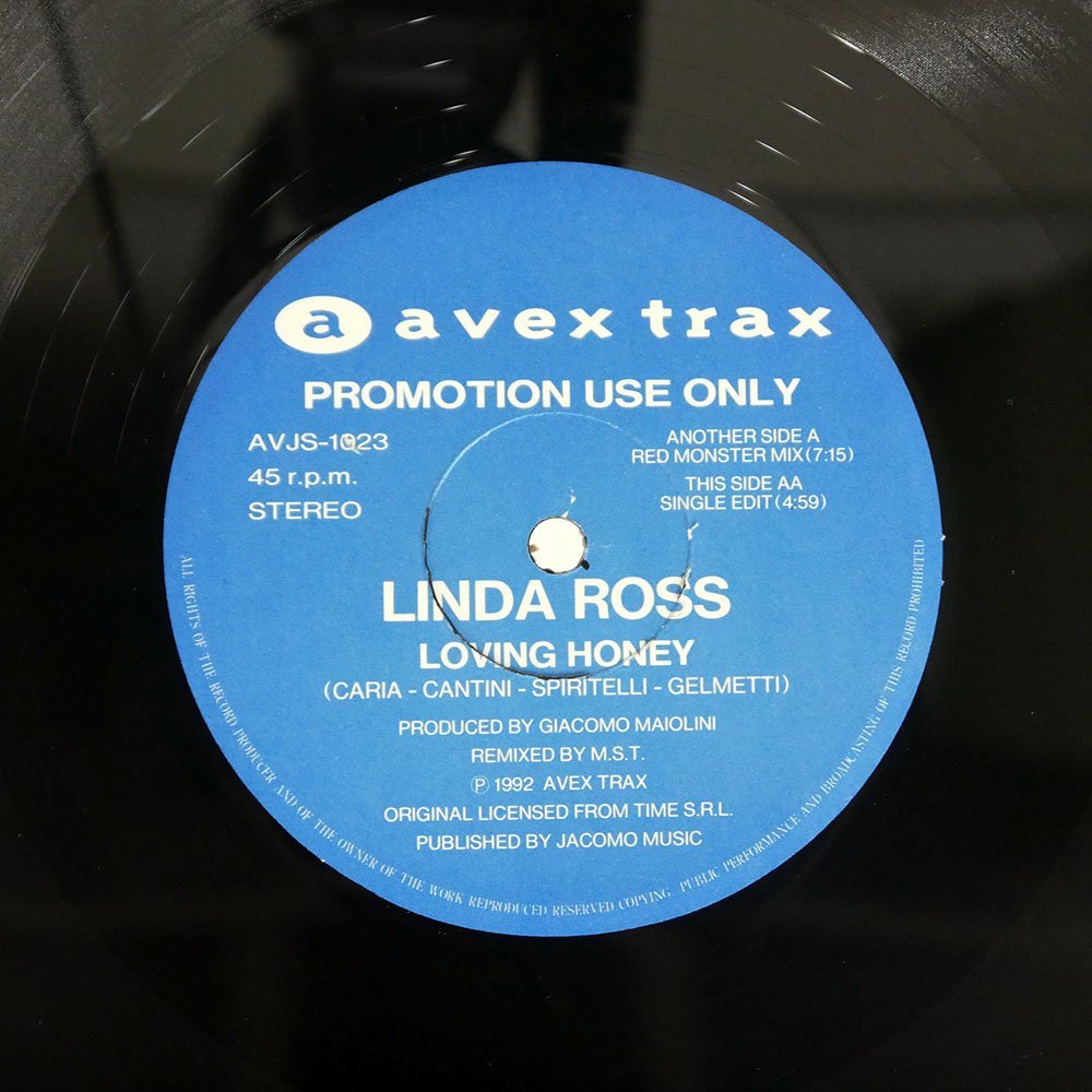 【傷や汚れあり】プロモ LINDA ROSS/LOVING HONEY (REMIX)/AVEX TRAX AVJS1023の落札情報詳細 - Yahoo!オークション落札価格検索 オークフリー