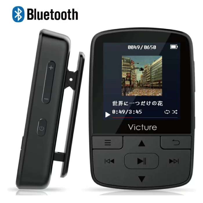 【目立った傷や汚れなし】Victure ミニ クリップ式 mp3プレーヤー ブラックM3の落札情報詳細 - ヤフオク落札価格検索 オークフリー