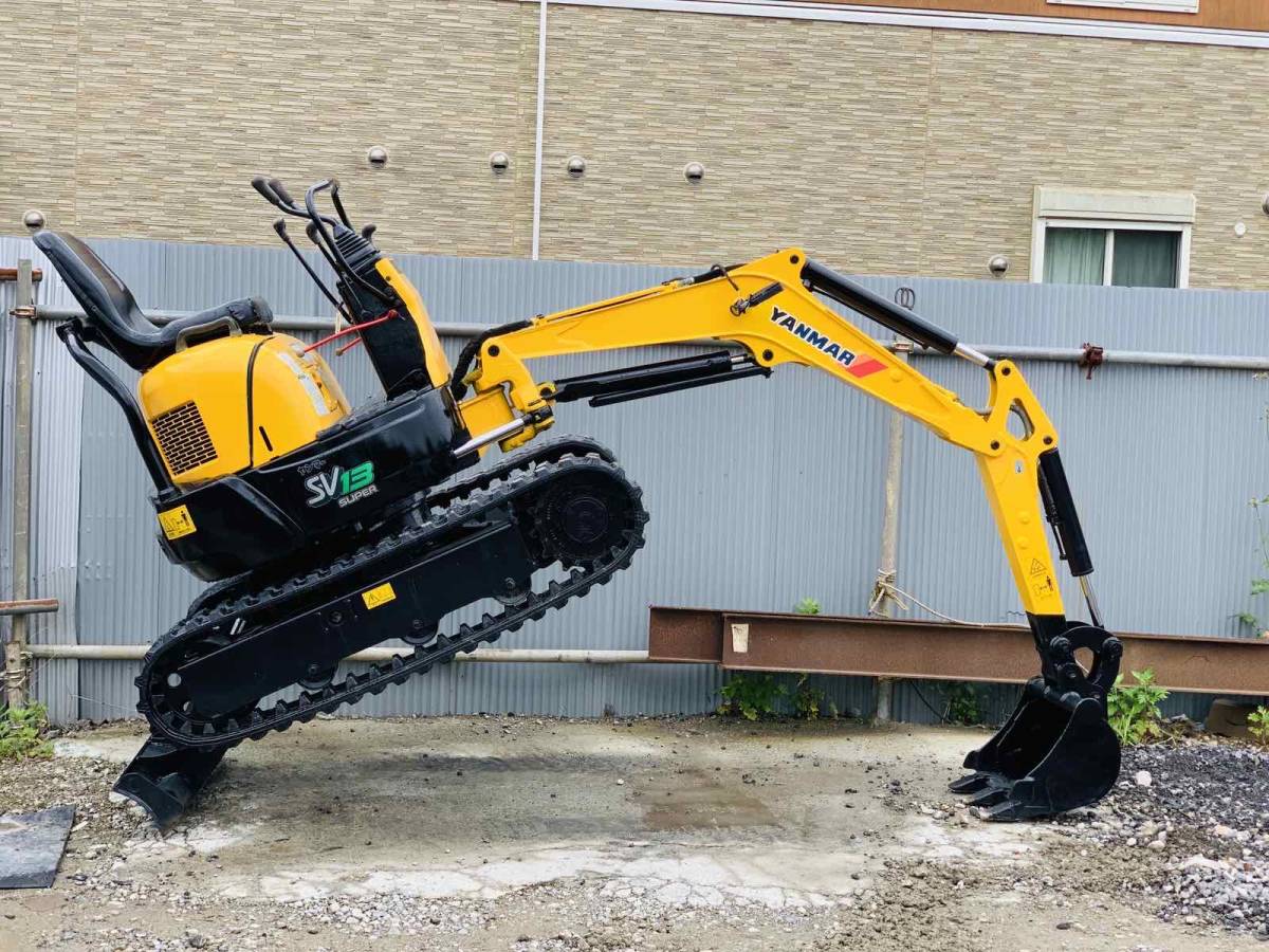【やや傷や汚れあり】ヤンマー SV13 1.3tクラス 新品ゴムキャタ 新品ライト 中古ミニショベル ミニユンボ 下取買取可能 千葉県の落札情報詳細 - Yahoo!オークション落札価格検索 ...