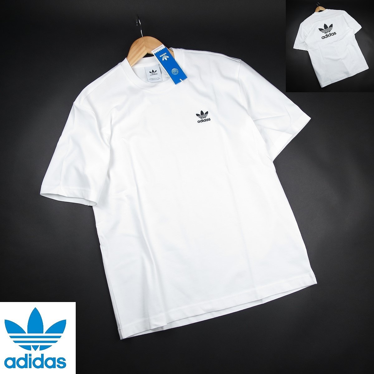 【未使用】新品 アディダス オリジナルス/adidas/半袖フロント刺繍＋バックトレフォイルTシャツ240/453白/XO【2XL】の落札情報詳細 - ヤフオク落札価格検索 オークフリー