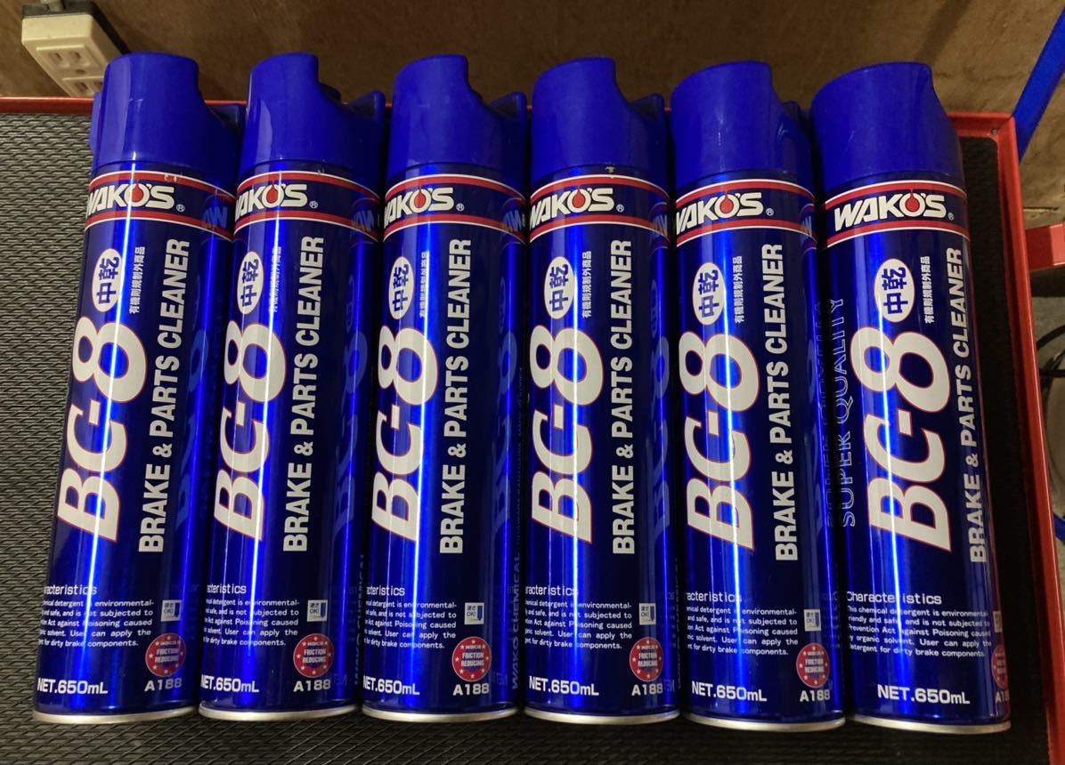 【未使用】【送料無料 新品未使用】WAKO'S ワコーズ ブレーキ&パーツクリーナー8 BC-8 A188 650ml 6本の落札情報詳細 - ヤフオク落札価格検索 オークフリー