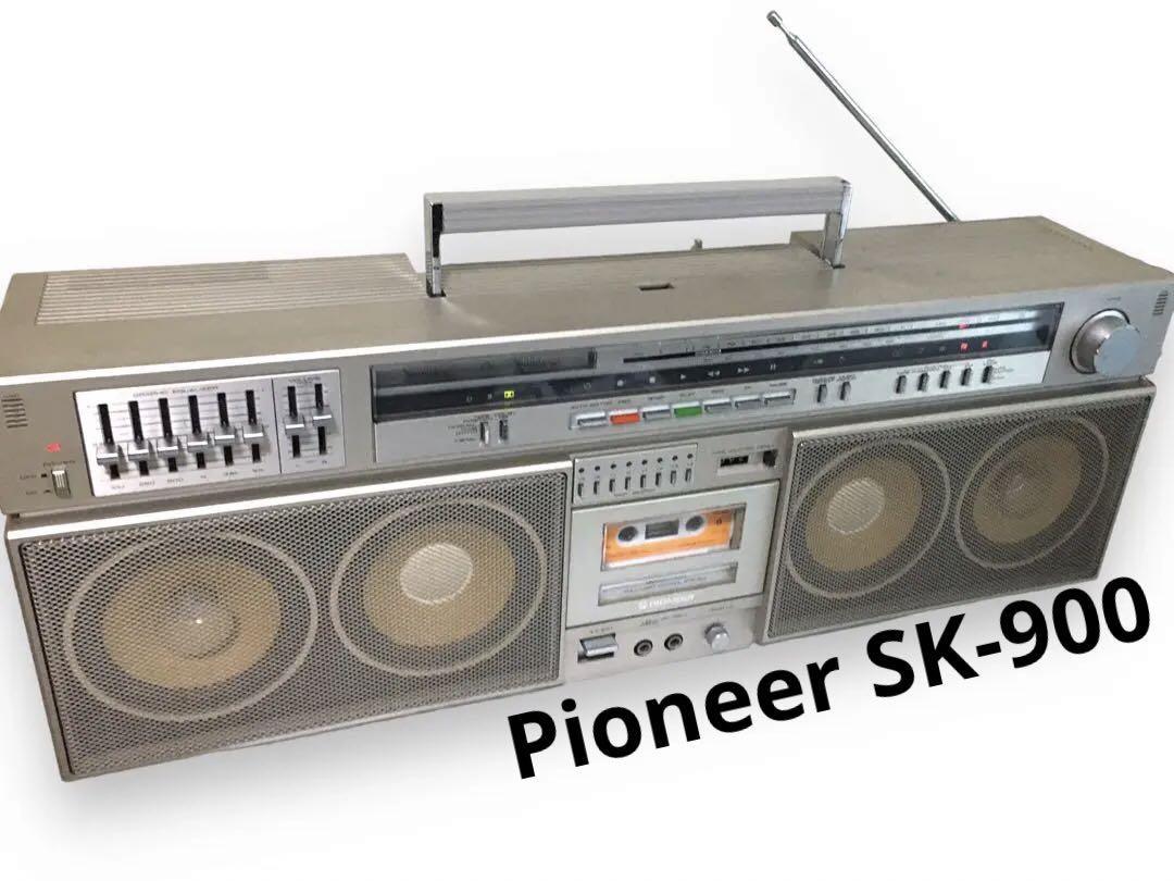 【目立った傷や汚れなし】希少 即日発送 動作品 パイオニア SK-900 Pioneer ラジカセ ランナウェイ 大型 電池 昭和レトロ AM FM カセット 外部入力 音楽 ラジオの落札情報 ...