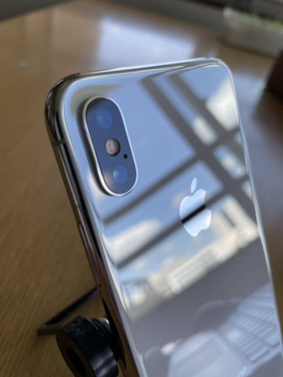 【目立った傷や汚れなし】Apple iPhone X iPhonex SIMフリー SIMロック解除 256GB バッテリー84% ネットワーク NQC12J/A 動作確認済み おまけ付き ...