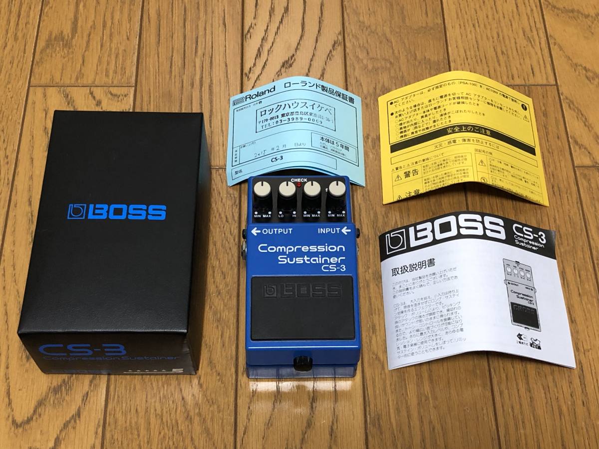 【傷や汚れあり】即決！箱、取り説付！ BOSS CS-3 コンプレッション サスティナー Compression Sustainer ...