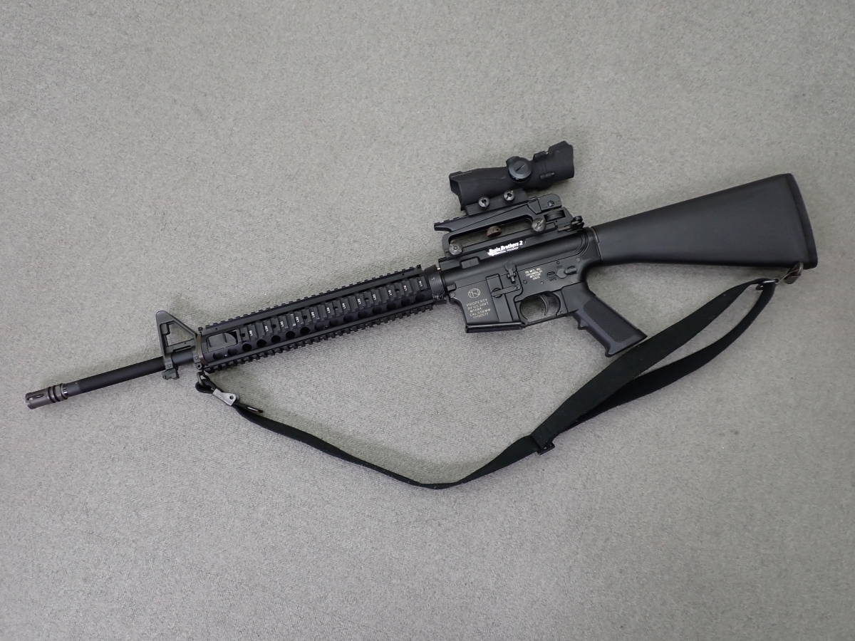 【やや傷や汚れあり】サバゲー 電動ガン PROPERTY コルト M4A1 カービン CAL 5.56MM CAA M451 2台セット ...