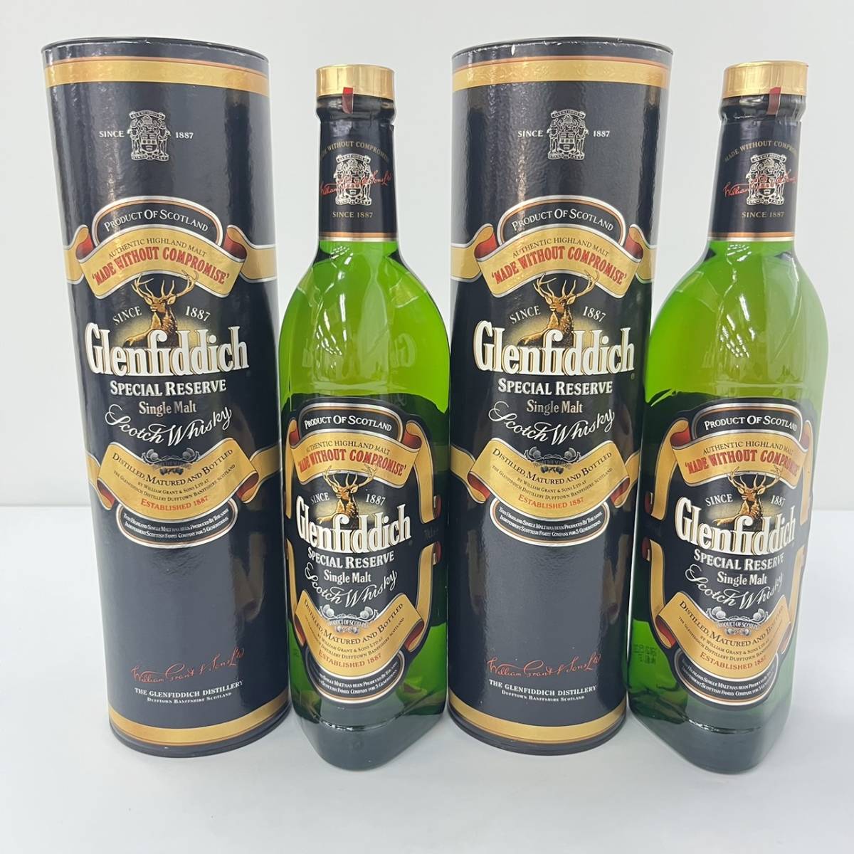 【傷や汚れあり】E284806(082)-673/MM3000 酒 2点まとめ Glenfiddich グレンフィディック SPECIAL RESERVE Single Malt 40 ...