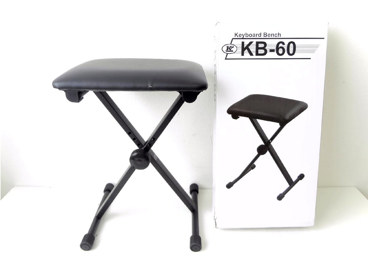 【やや傷や汚れあり】ピアノ椅子 キーボードベンチ キクタニ KIKUTANI KB-60 ブラック ②の落札情報詳細 - ヤフオク落札価格検索 オークフリー
