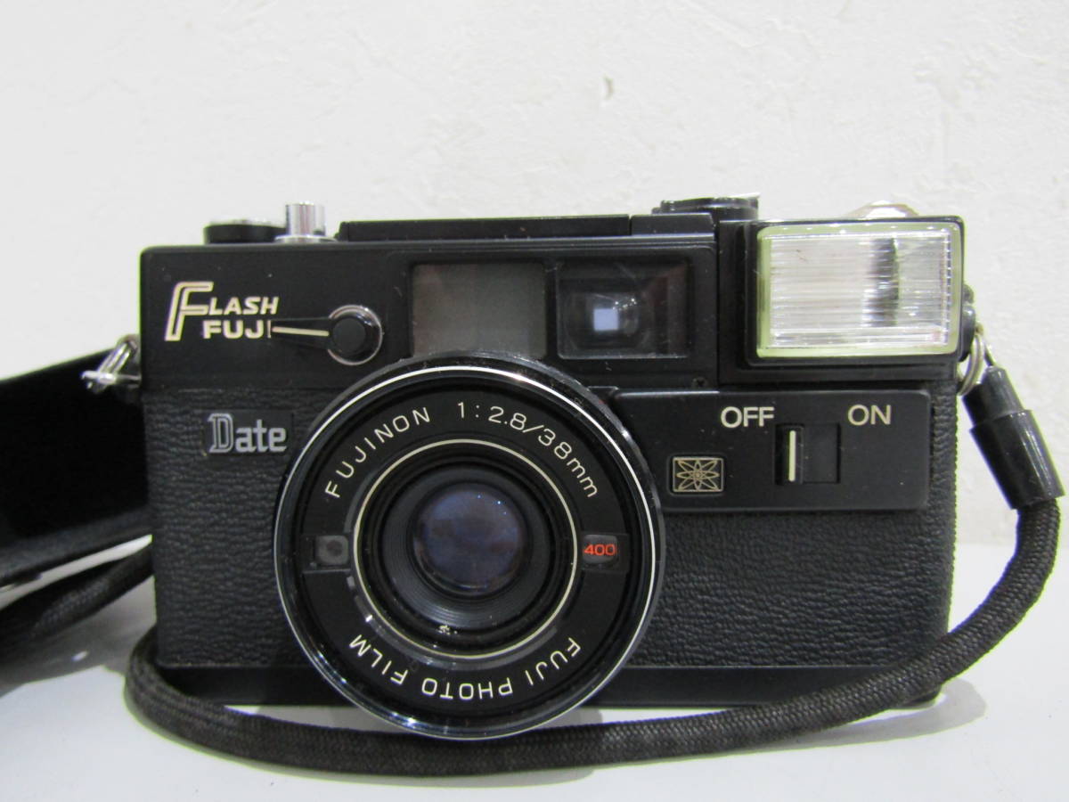 【傷や汚れあり】 【52390】中古激安動作品★FUJI FLASH FUJICA Date FUJINON 1：2.8/38mm コンパクト ...