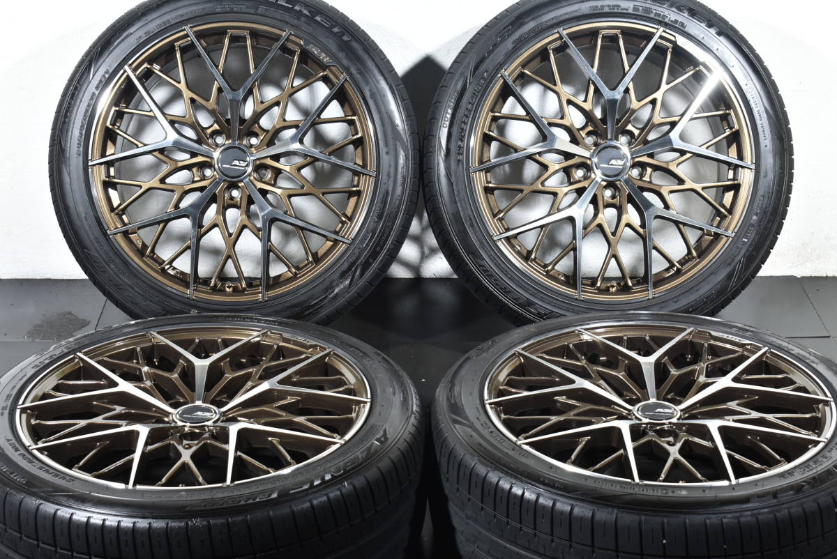 【やや傷や汚れあり】☆クライメイト SUW ALIA M5 20インチ☆PCD114.3 8.5J +46☆ファルケン アゼニス☆245/45R20☆RAV4 ハリアー CX-5 CX-8 ...