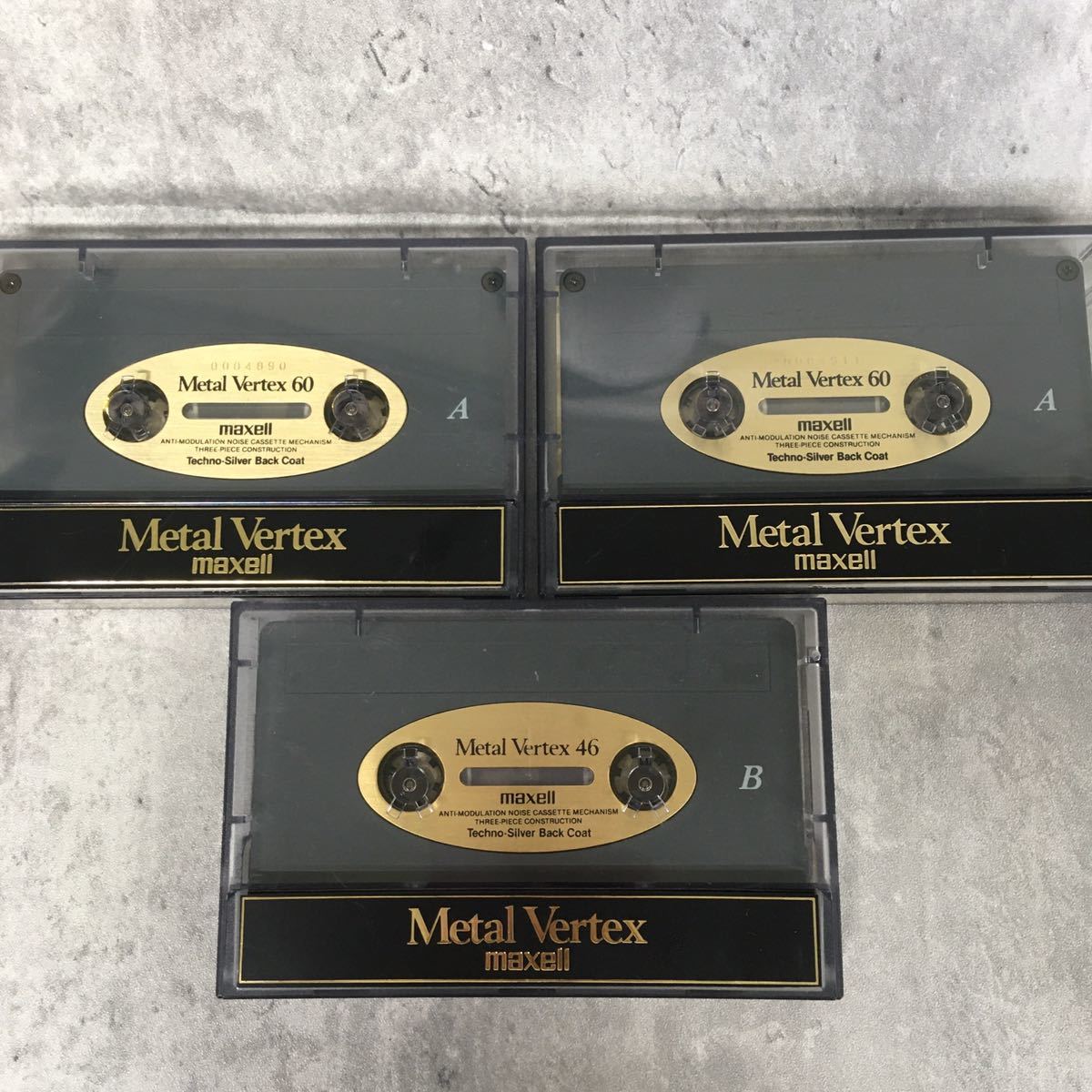【やや傷や汚れあり】8m6 希少 最高級 METAL VERTEX 60 60 46 maxell カセットテープ マクセル メタルテープ メタル 中古品の落札情報詳細 - Yahoo ...