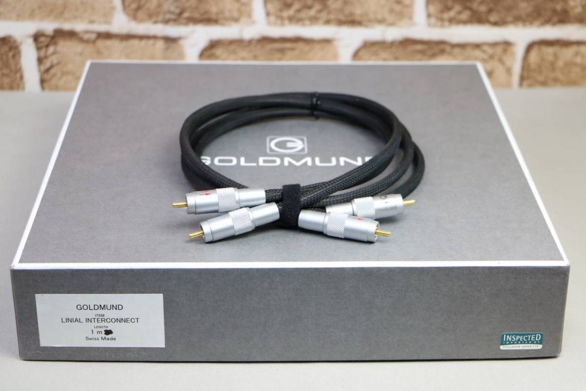 【やや傷や汚れあり】GOLDMUND ゴールドムンド LINEAL INTERCONNECT RCAケーブルの落札情報詳細 - ヤフオク落札価格検索 オークフリー