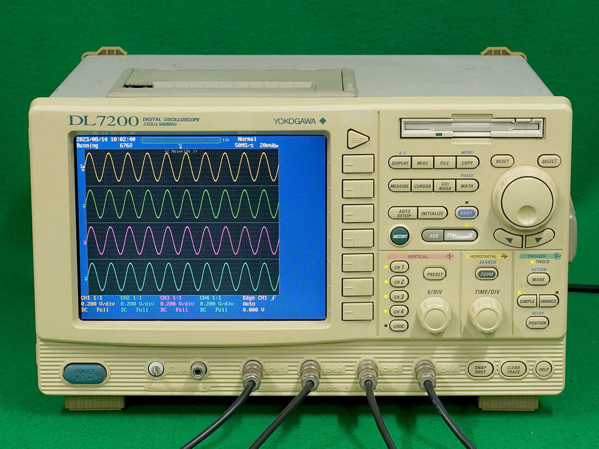 【傷や汚れあり】横河電機 デジタルオシロスコープ DL7200（701430-M/B5/E2/E3） Digitalの落札情報詳細 ...