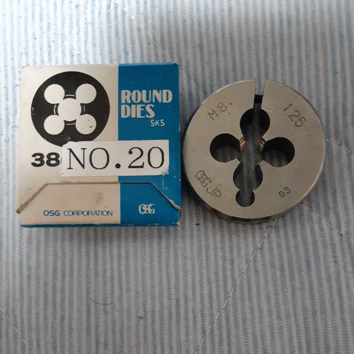【未使用】[未使用] ねじ切りダイス(38mm) 一般用ねじ切り 丸ダイス RD(SKS)メートルねじ (M) OSG CORPORATION 38×M8×1.25の落札情報詳細 ...