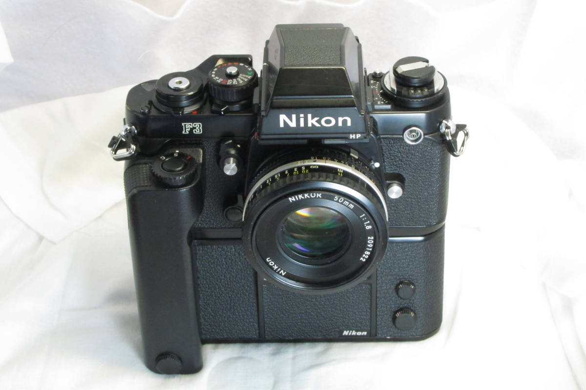 【やや傷や汚れあり】 B Nikon F3 フィルムカメラ 一眼レフカメラ ボディ MD-4 モータードライブ ハンドストラップ リモートコード シャッター/露出計OK ニコンの落札情報詳細 ...