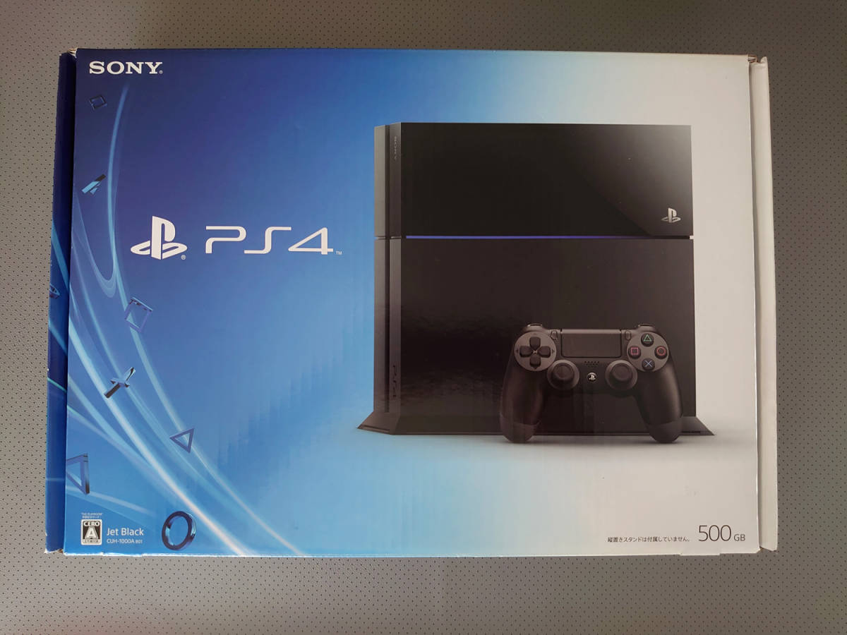 【やや傷や汚れあり】 1円スタート PS4 FW8.50 PlayStation 4 ジェット・ブラック 500GB (CUH-1000AB01) SONY 動作確認済 9.00以下 の落札 ...