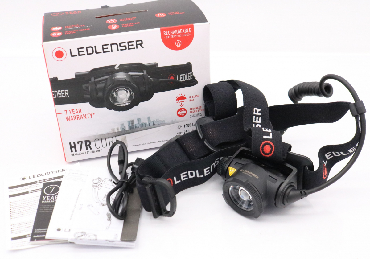 【やや傷や汚れあり】【ト滝】☆通電OK☆ LEDLENSER レッドレンザー H7R Core LEDヘッドライト 元箱 取説 美品 アダプター 作業 AS287DEM92の落札情報詳細 ...