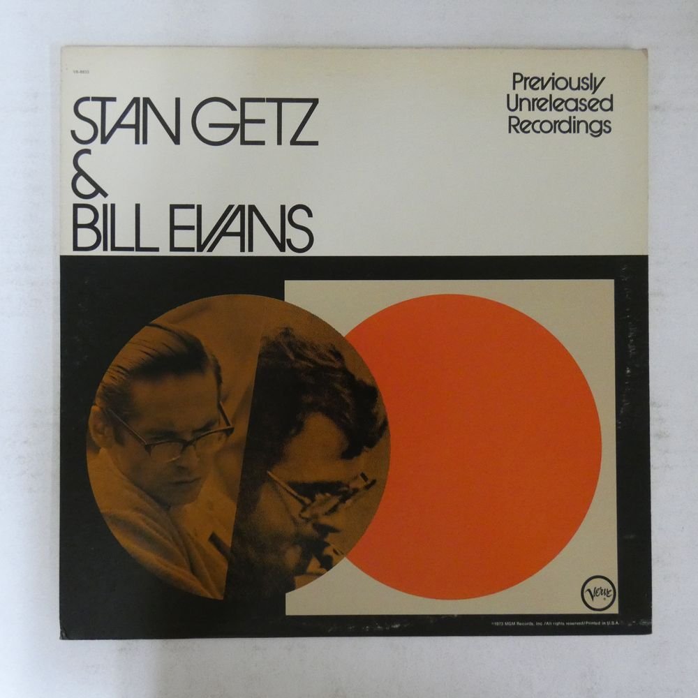 【やや傷や汚れあり】46036741;【US盤/Verve】Stan Getz & Bill Evans / Previously Unreleased Recordingsの落札情報詳細 ...