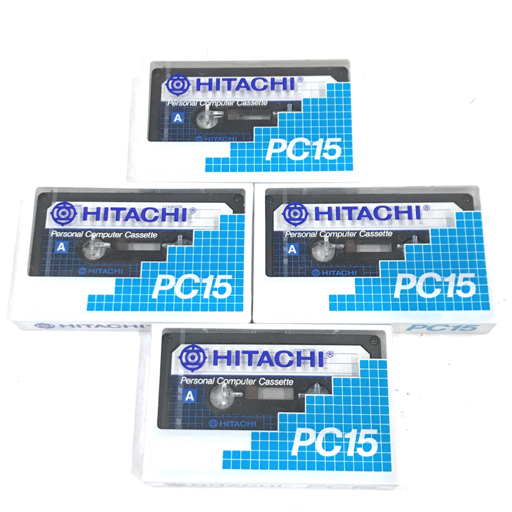 【未使用に近い】新品同様 日立 PC15 パーソナルコンピューター用 カセットテープ 4本セット 往復15分 4点セット 未開封品の落札情報 ...