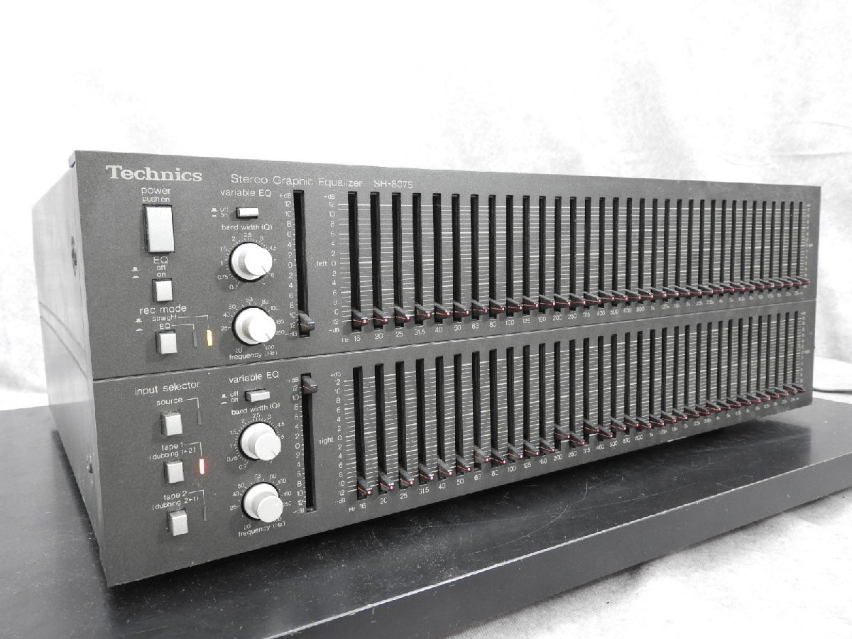 【傷や汚れあり】〇【神殿店】technics テクニクス Sh 8075 グラフィックイコライザー 〇中古〇の落札情報詳細 ヤフオク落札