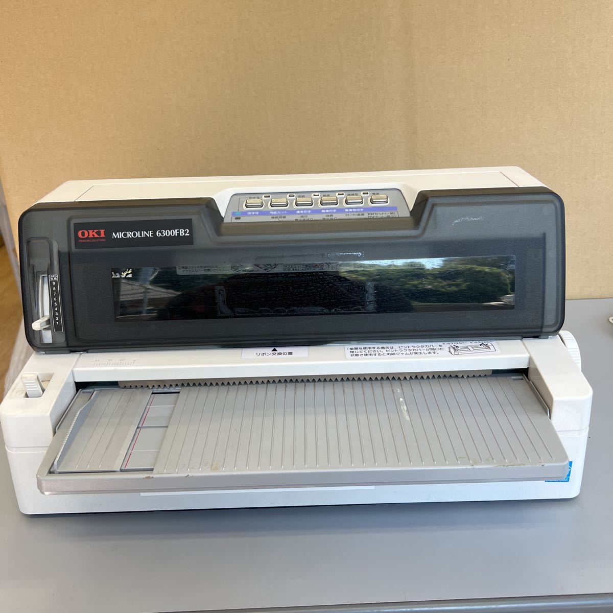 【傷や汚れあり】ドットインパクトプリンタ OKI MICROLINE 6300FB2 D21008A 沖データ マイクロライン 伝票 印字 ...