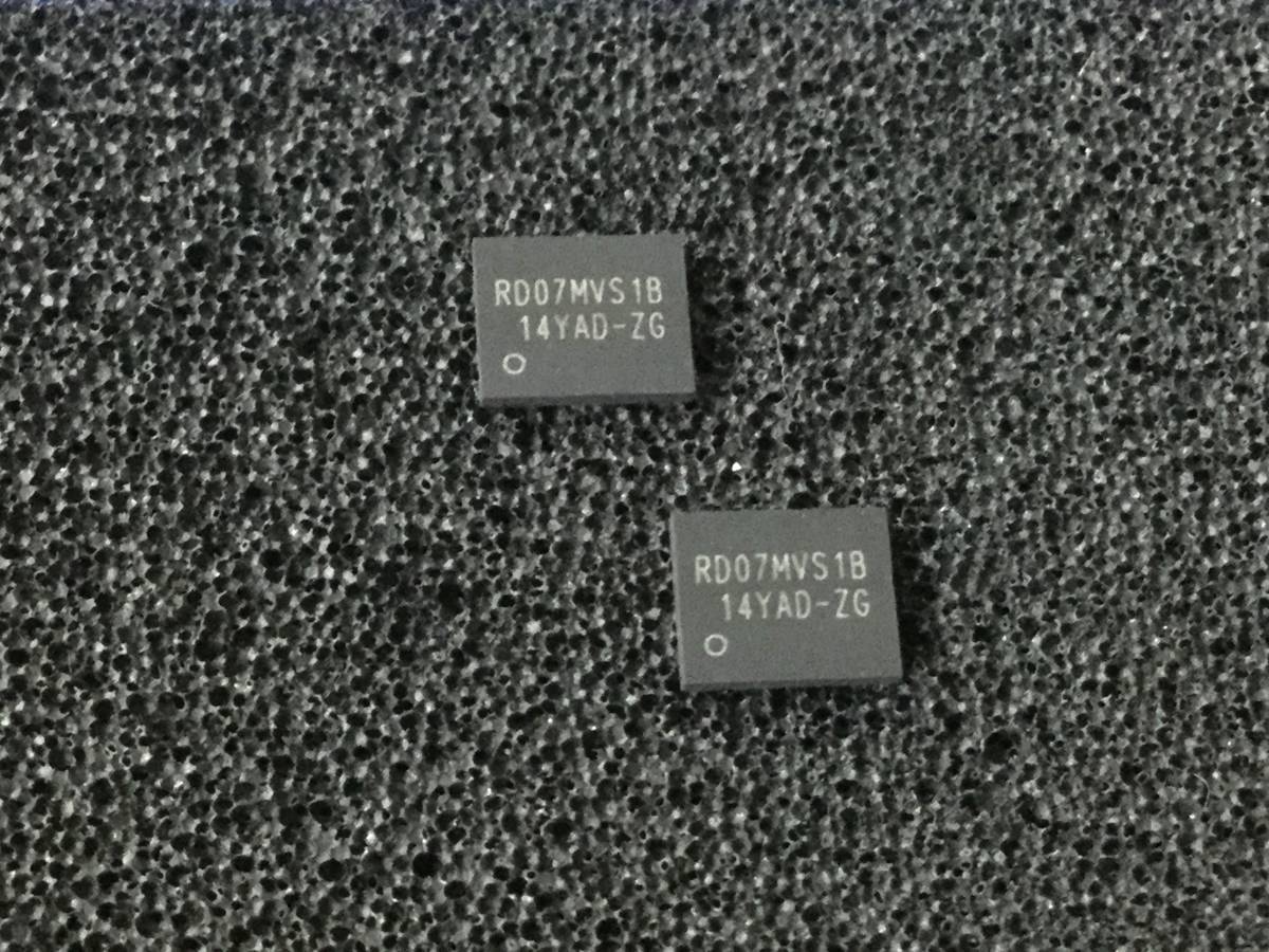 【未使用】RD07MVS1B 【即決即送】三菱 UHF/VHF パワーFET 520MHz 7W 7.2V FT60 FT897D FT857 ...