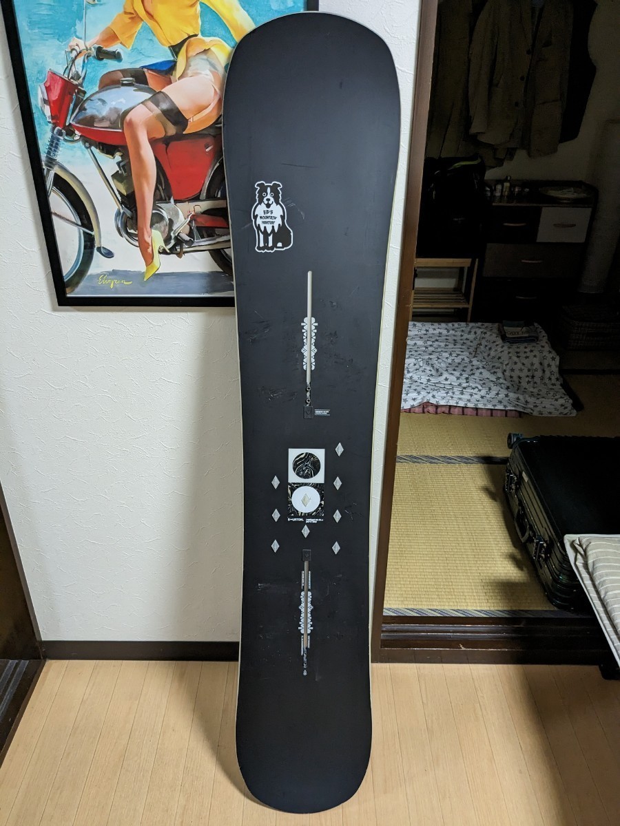 【傷や汚れあり】中古 17/18 BURTON PROCESS 157cm FLUX ビンディング付きスノーボード バートン プロセス ...