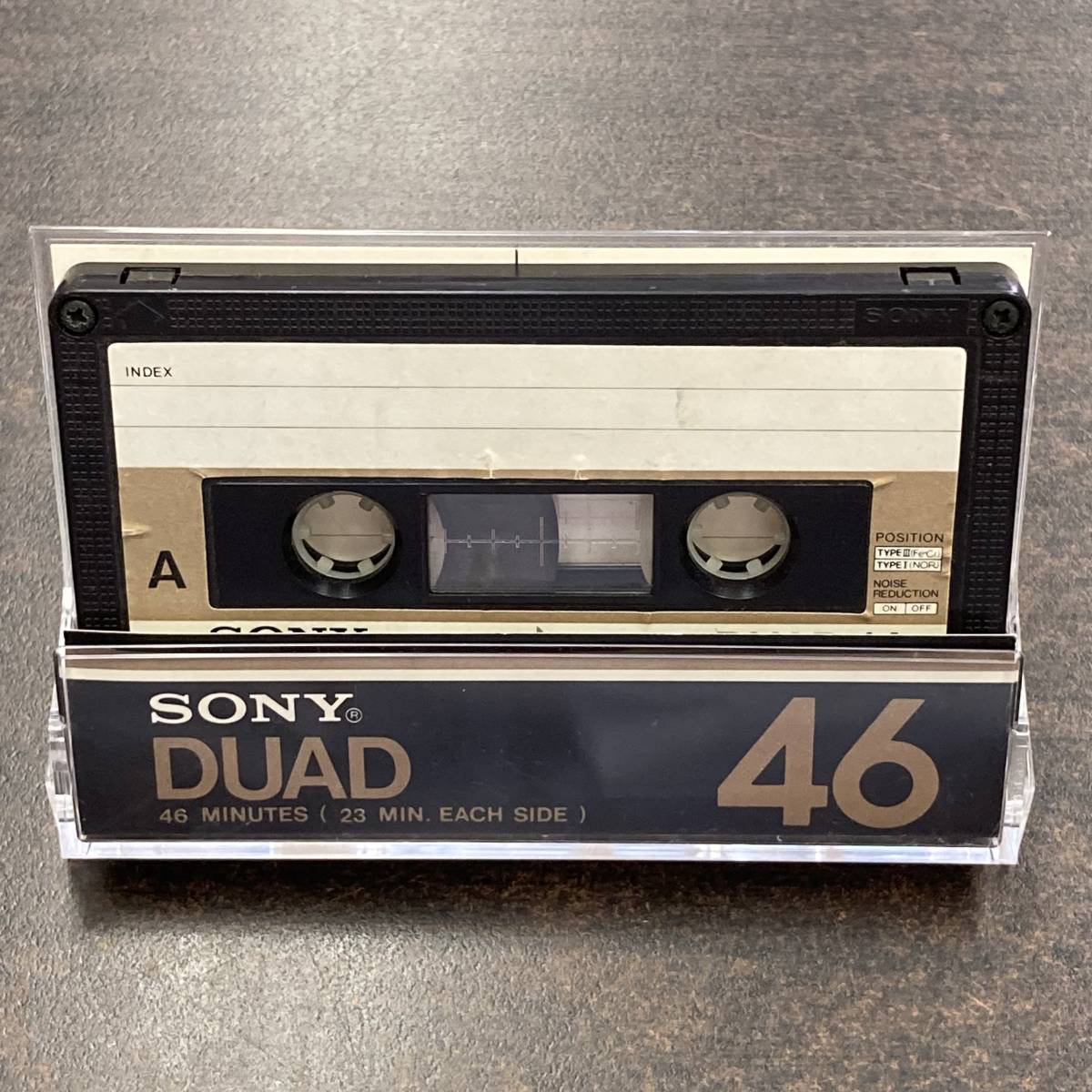 【やや傷や汚れあり】0315 ソニー DUAD 46分 フェリクロム 1本 カセットテープ/One SONY DUAD 46 Type III Fe-Cr Position Audio ...