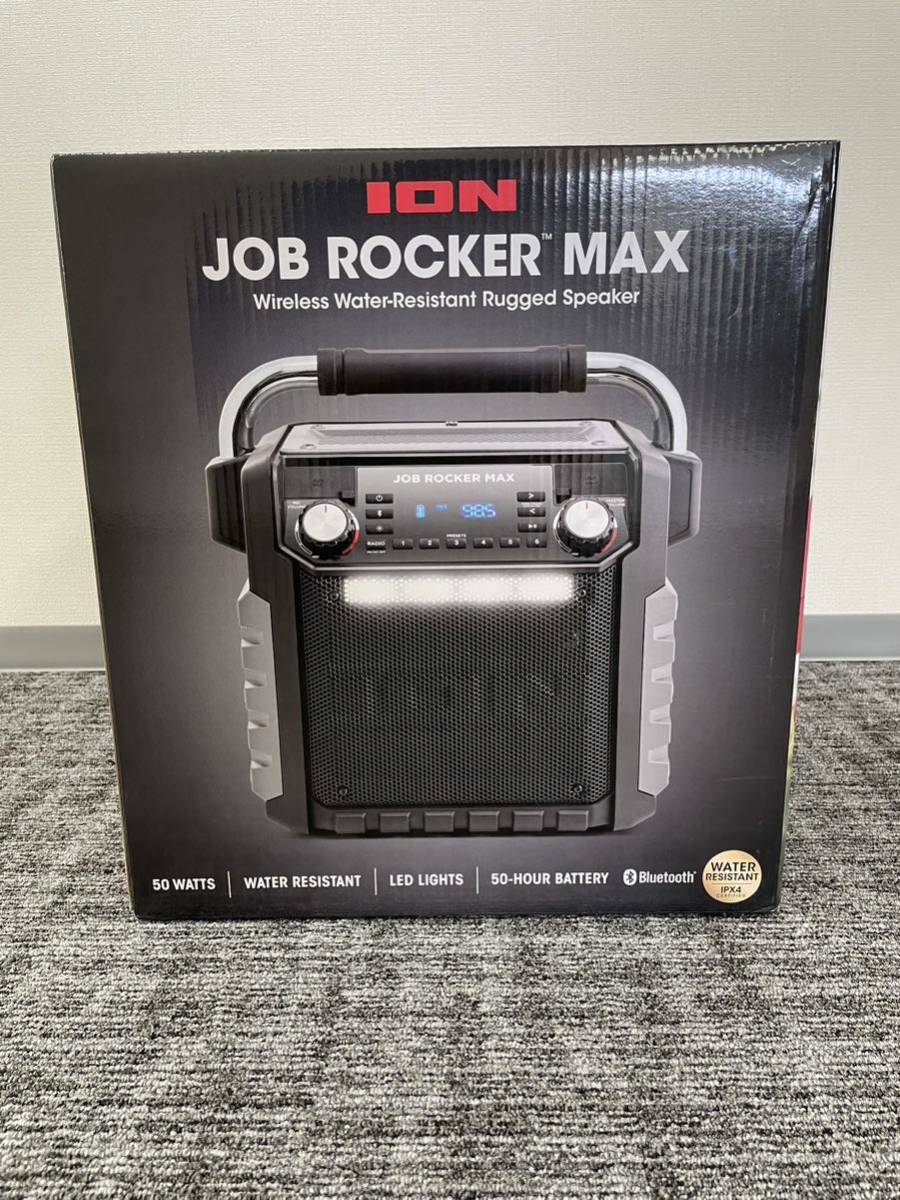 J548美品中古送料無料 ION Audio Bluetooth対応 ポータブルPAスピーカー 低音強化機能搭載 50時間バッテリー マイク ...