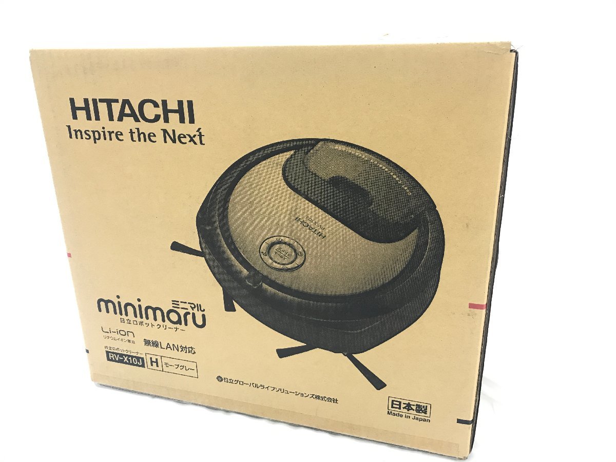 【未使用】新品未開封 日立 HITACHI minimaru ロボットクリーナー RV-X10J モーブグレー T10094の落札情報詳細 ...