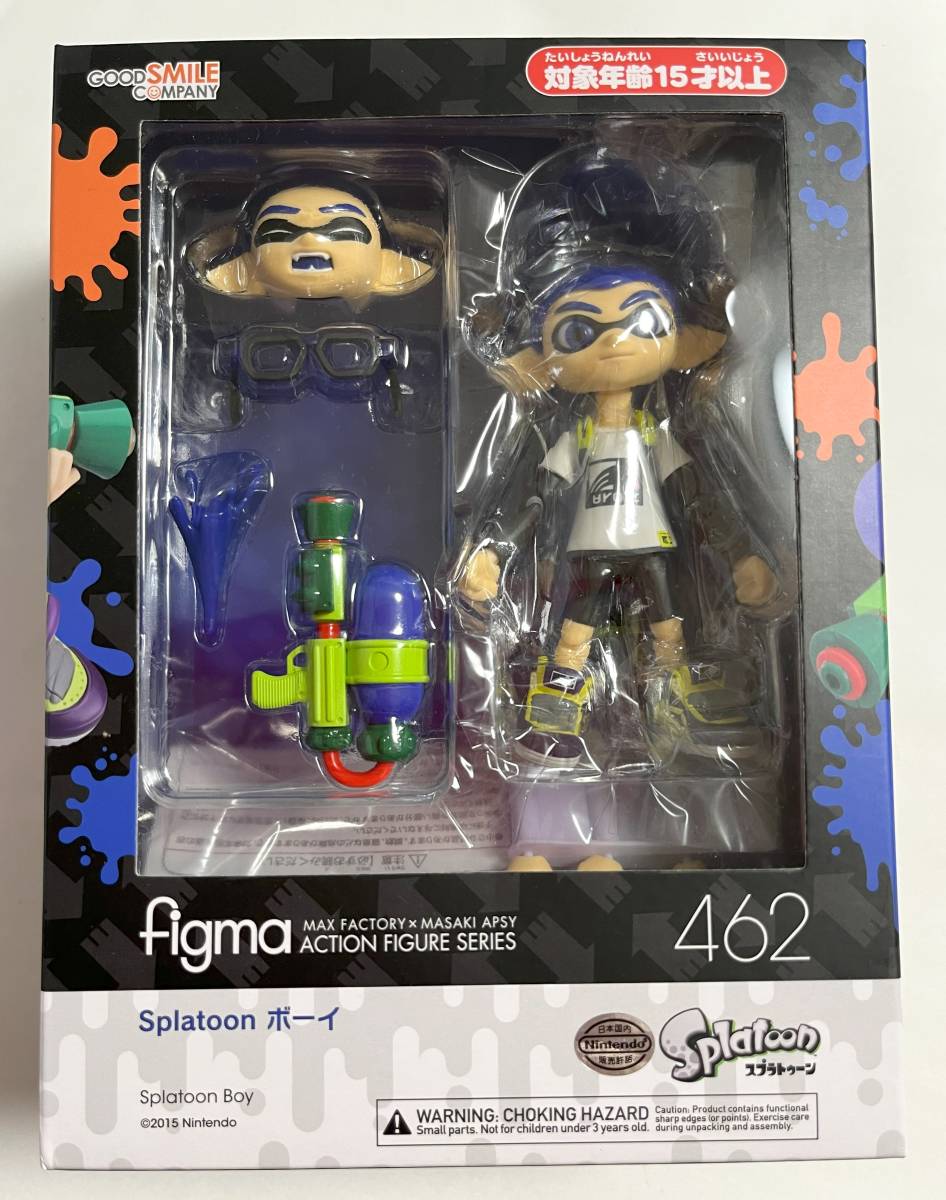 【未使用】★未開封★ figma Splatoon Boy フィグマ スプラトゥーン ボーイ フィギュア 462の落札情報詳細 - ヤフオク落札価格検索 オークフリー
