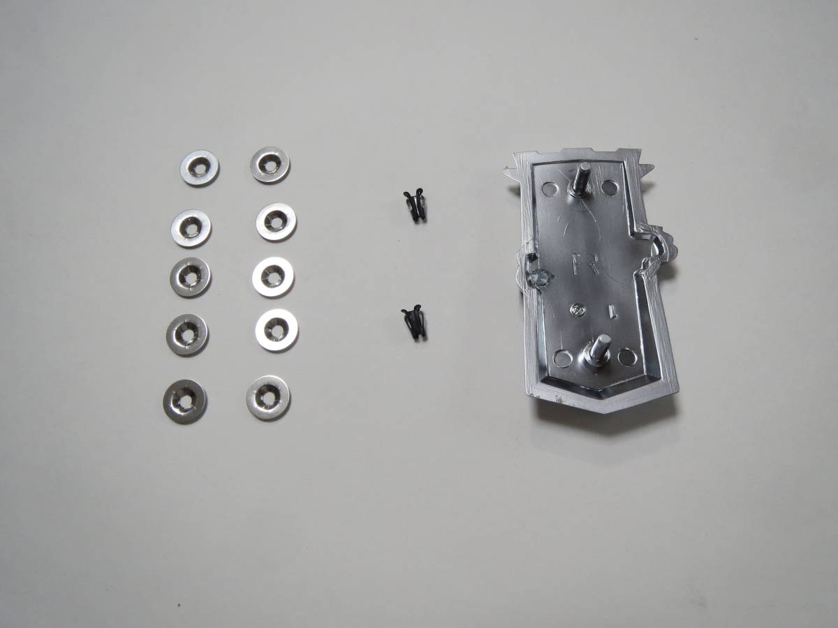 【未使用】エンブレム固定金具 新品 いすゞ117クーペ PA90 PA95 PA96 ステンレス製 10個セット ベレット フローリアン ...