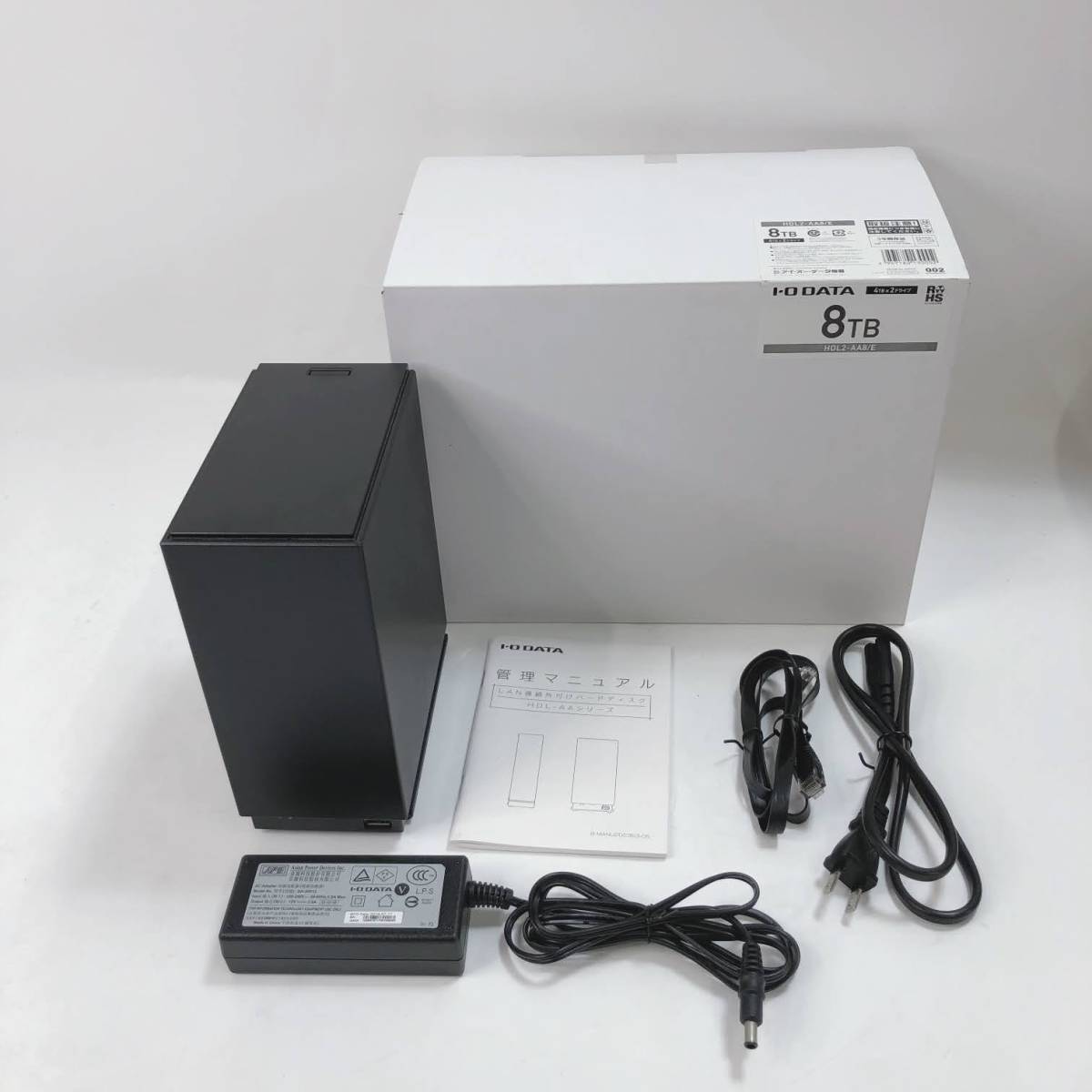 【目立った傷や汚れなし】送料込 アイオーデータ アイ・オー・データ NAS 8TB デュアルコアCPU HDL2-AA8/E C28-230901-007の落札情報詳細 - ヤフオク落札価格 ...